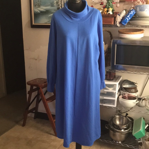 Dresses | Vintage Leisure Life Usa Blue House Dress | Poshmark
